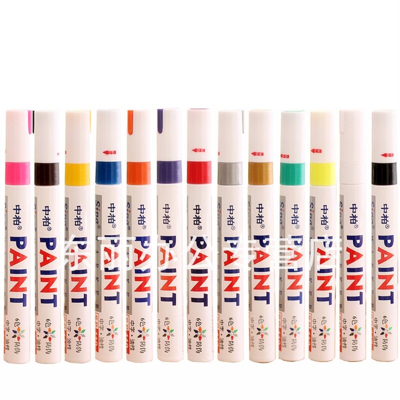 12 Colors Waterproof Car Tyre Permanent Paint Mark... – Grandado
