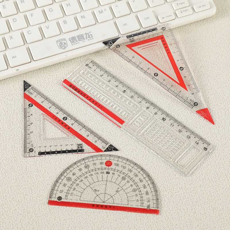 4pcs/set Ruler Multi-Function Coating Card Ruler P... – Vicedeal