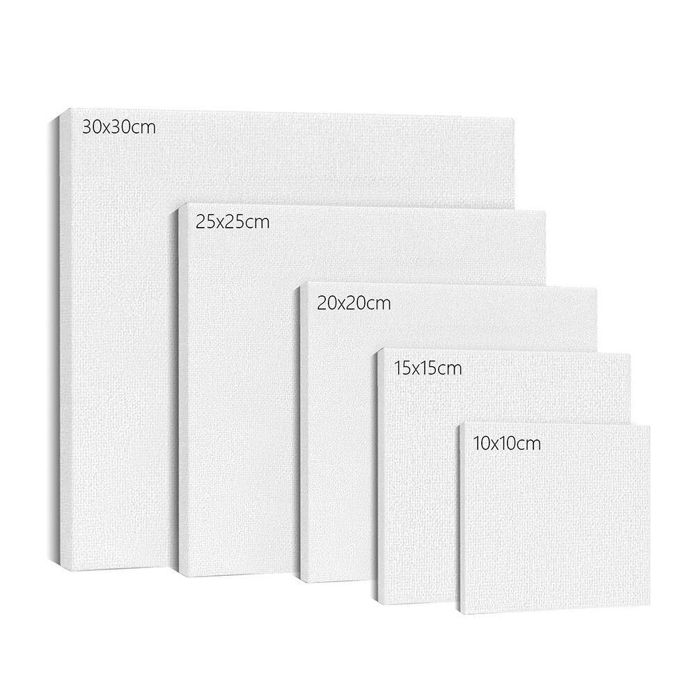5Pcs Painting Canvas Panel Boards Multi Sizes Acry... – Grandado