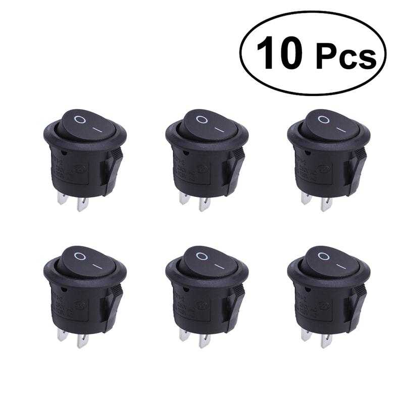 10 Stuks 2-Pin Snap-In Ronde Rocker Toehappen Uit ... – Grandado