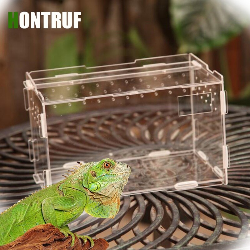Acrylic Reptile Box Feeding Box Reptile Box Transp... – Vicedeal