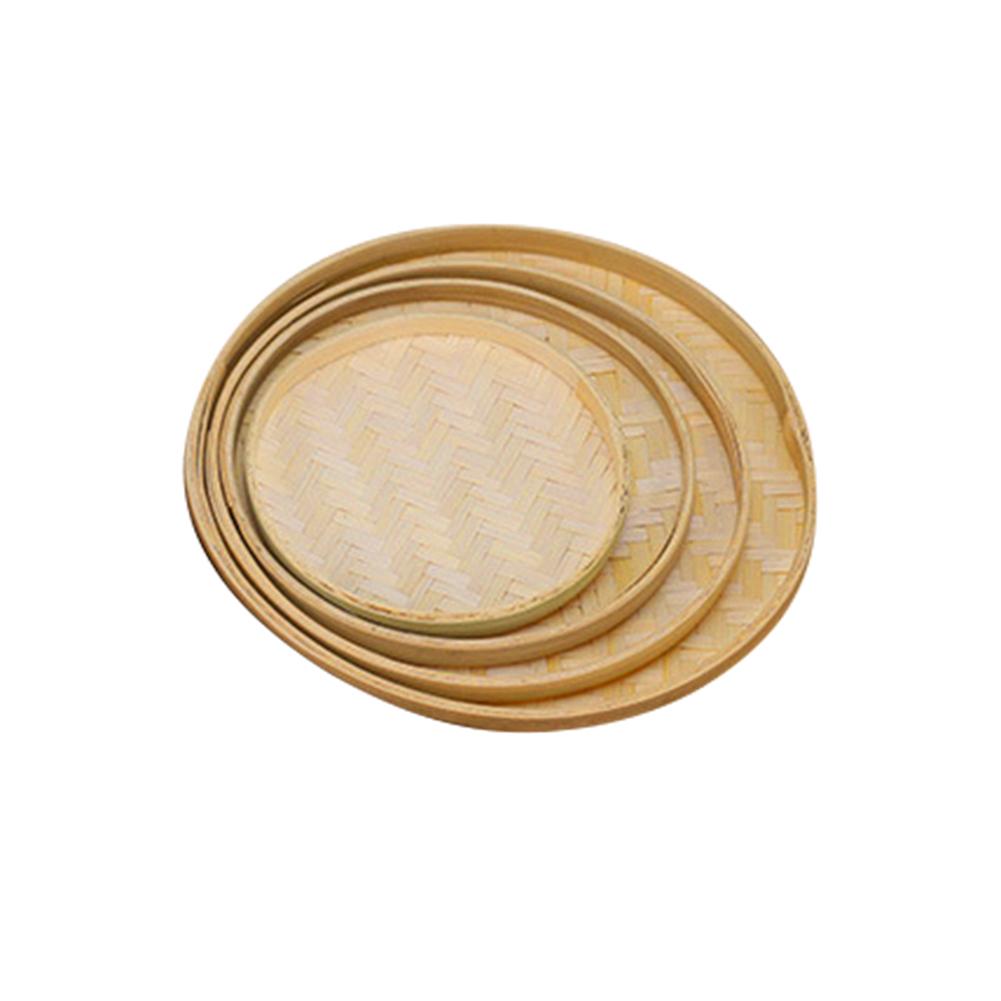 Hand-woven Bamboo Sieve Hand-painted Bamboo Raft D... – Grandado