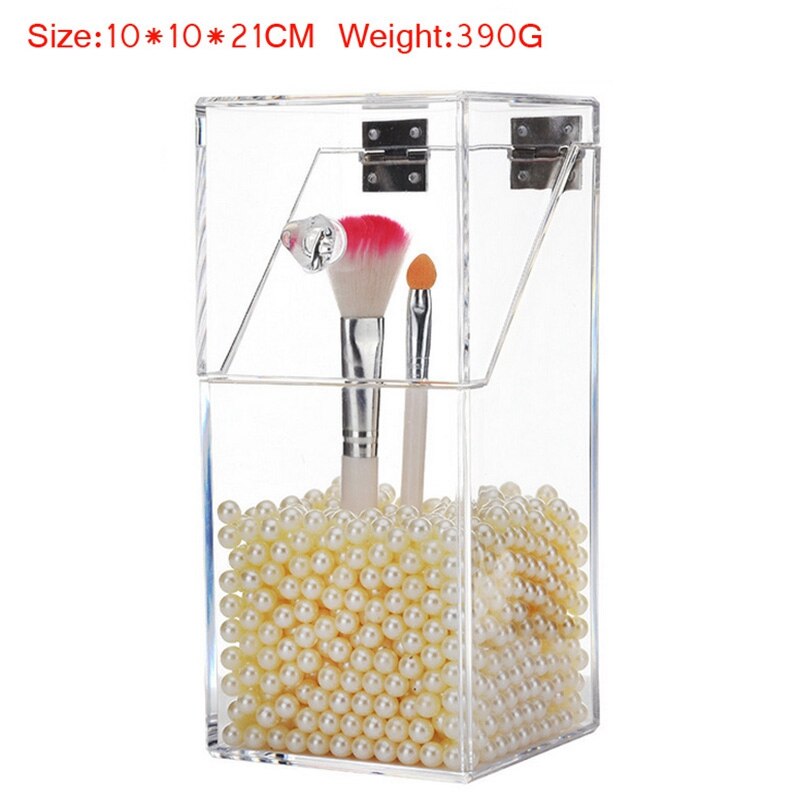 Klar makeup børster boks kosmetisk opbevaring boks... – Vicedeal