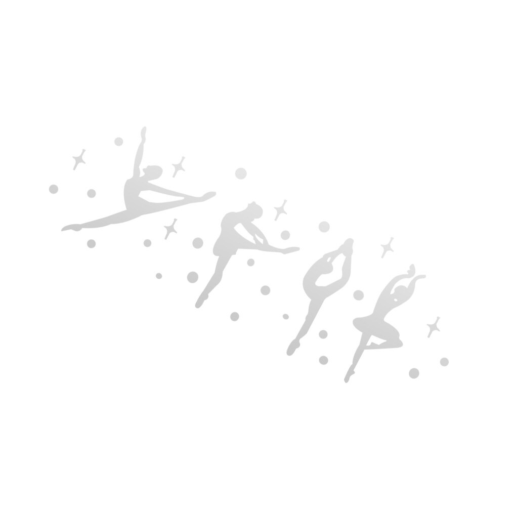 30pcs Ballet Dancer Mirror Stickers Acrylic Remova... – Grandado