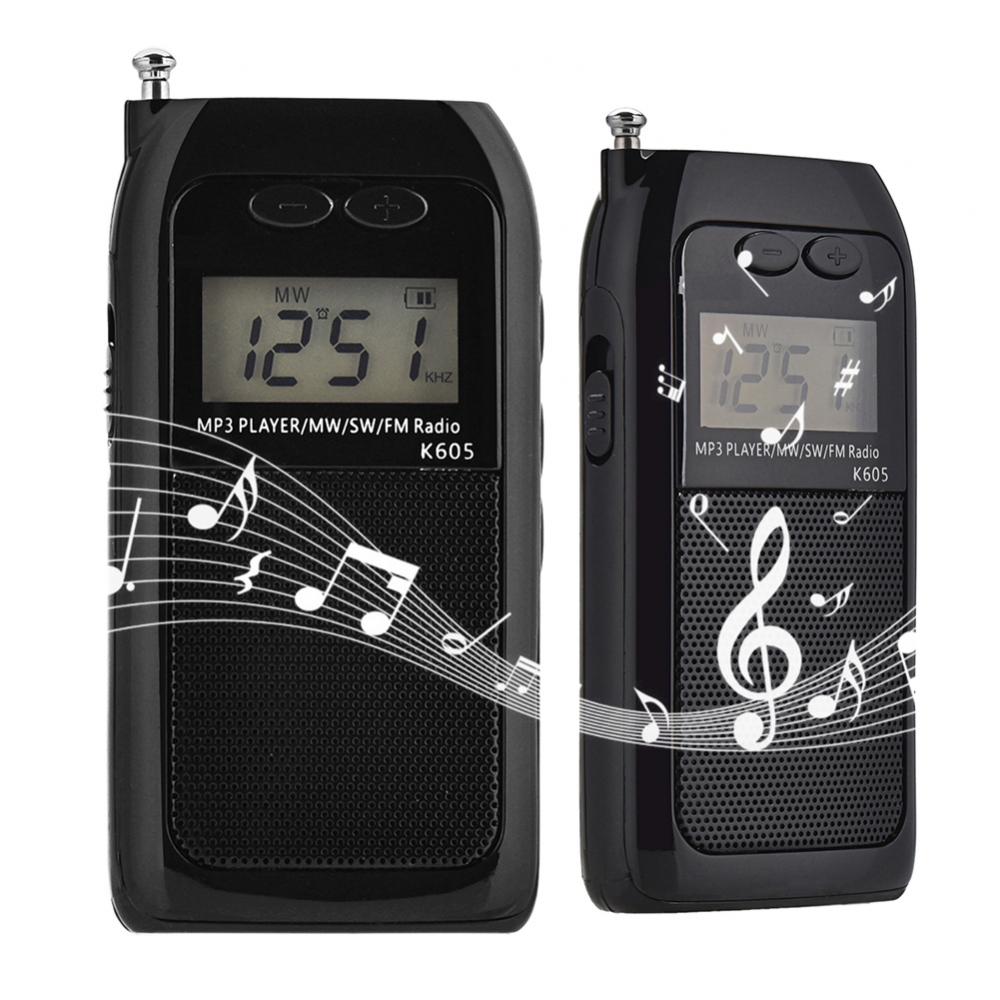 K-605 Mini Pocket Stereo LCD Digital FM AM Shortwa... – Grandado