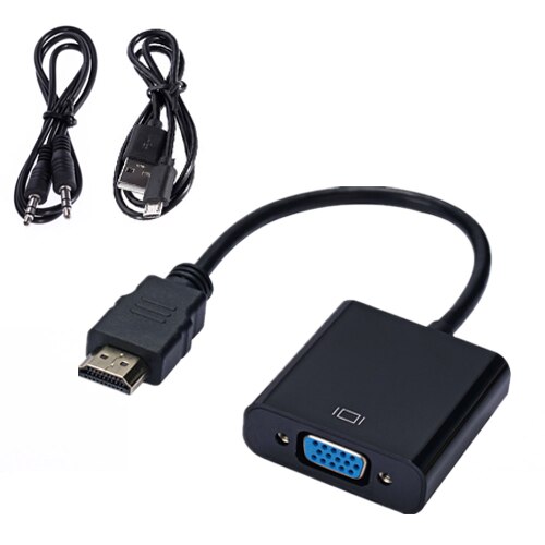 HD 1080P HDMI-compatible to VGA adapter converter ... – Vicedeal