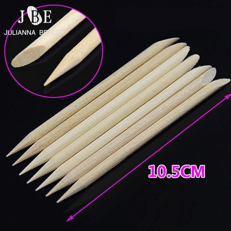 10pcs/Lot Orange Sticks Cuticle Pusher Cuticle Rem... – Grandado