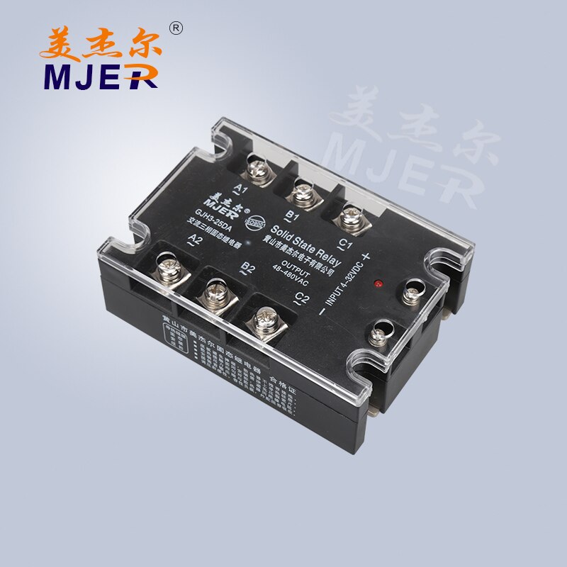 SSR 3 Phase SSR-25 DC to AC y 25A SSR Three Phase ... – Vicedeal