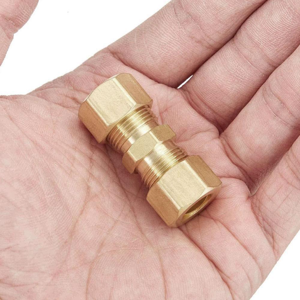 Brass Compression Fitting Straight Union Connector... – Grandado