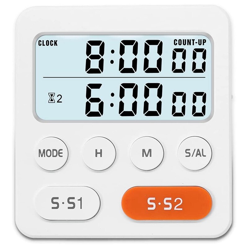 3 In 1 Digital Kitchen Timer Cooking Timer With La... – Vicedeal