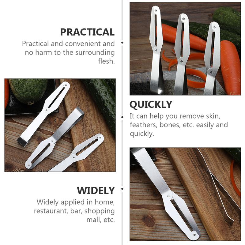 6pcs Stainless Steel Kitchen Tweezer Precision Foo... – Grandado