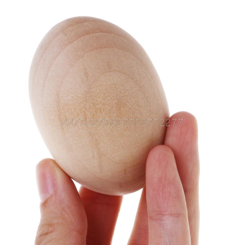 Natural Wood Simulation Eggs Manual Graffiti Paint... – Grandado