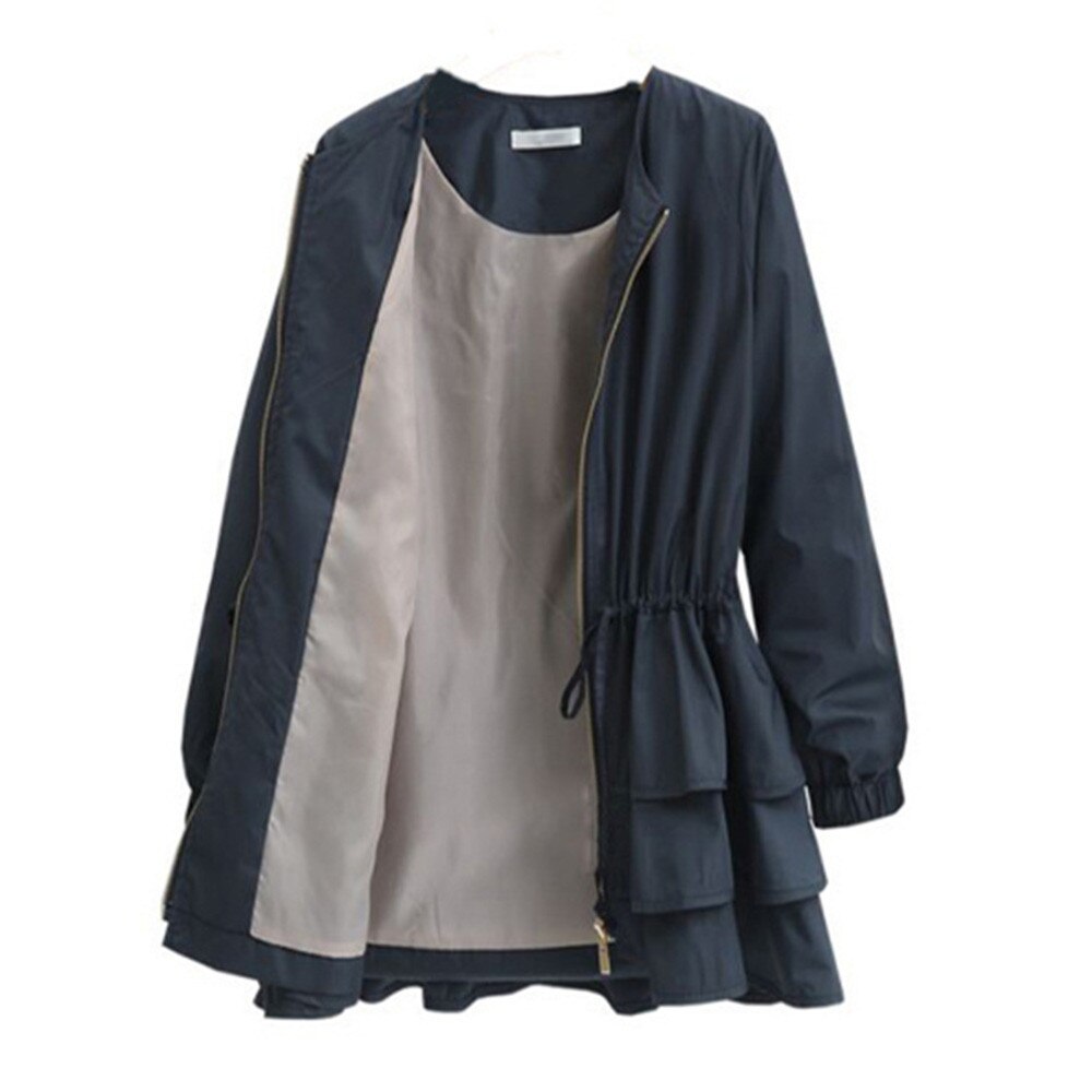 Womens Ladies Autumn Jackets Women Slim And Long R... – Grandado