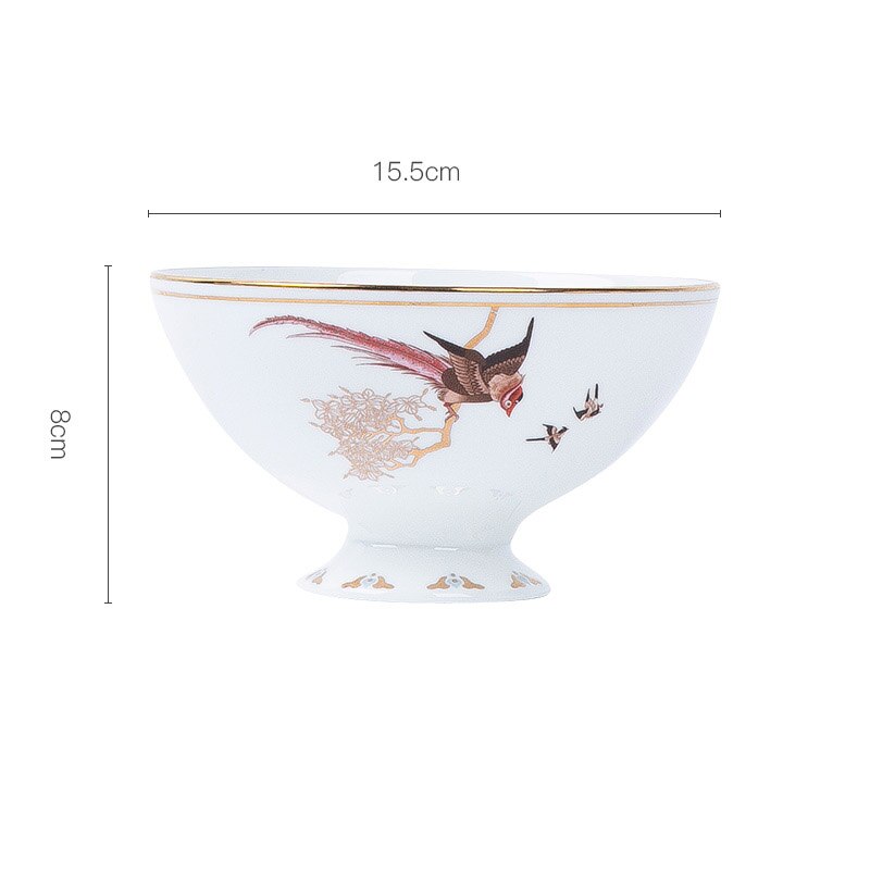 Golden Slag Keramiek Plaat Chinese Stijl Eettafel ... – Grandado