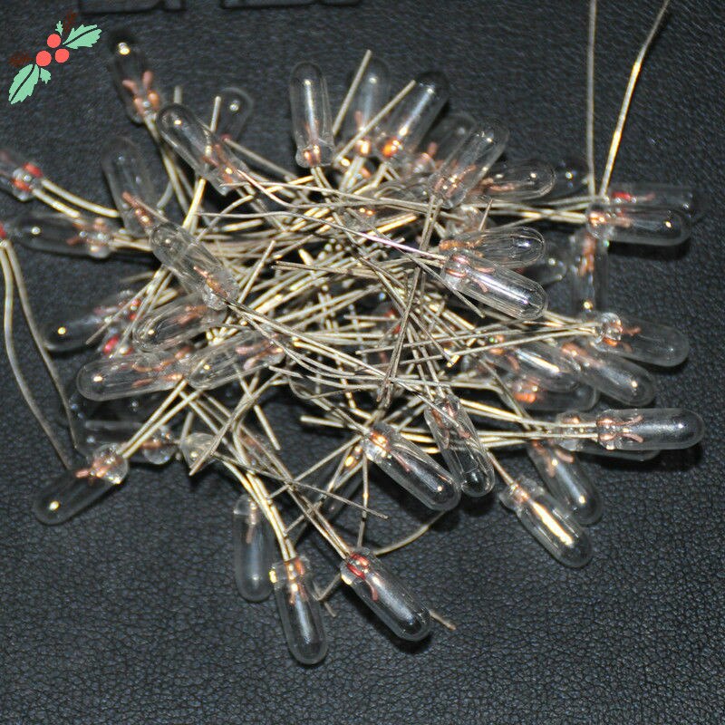 20pcs miniature bulb 12V 4mm white hair yellow bul... – Grandado
