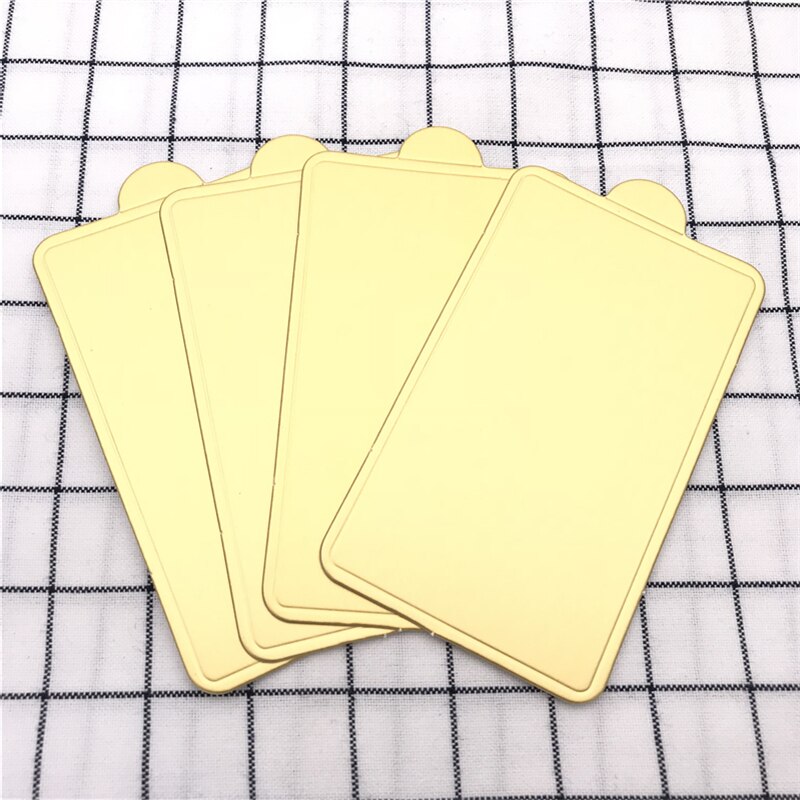 Aomily Gold 100pcs/Set Rectangle Mousse Cake Board... – Vicedeal