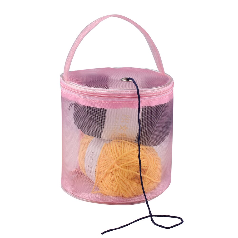 4 colors Portable small Wire Mesh Weaving Round Ba... – Vicedeal