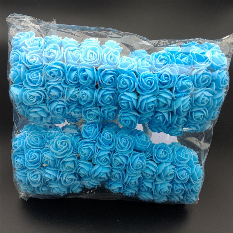 144 Pcs/ Pack Mini Foam Artificial Rose Flower Bou... – Grandado