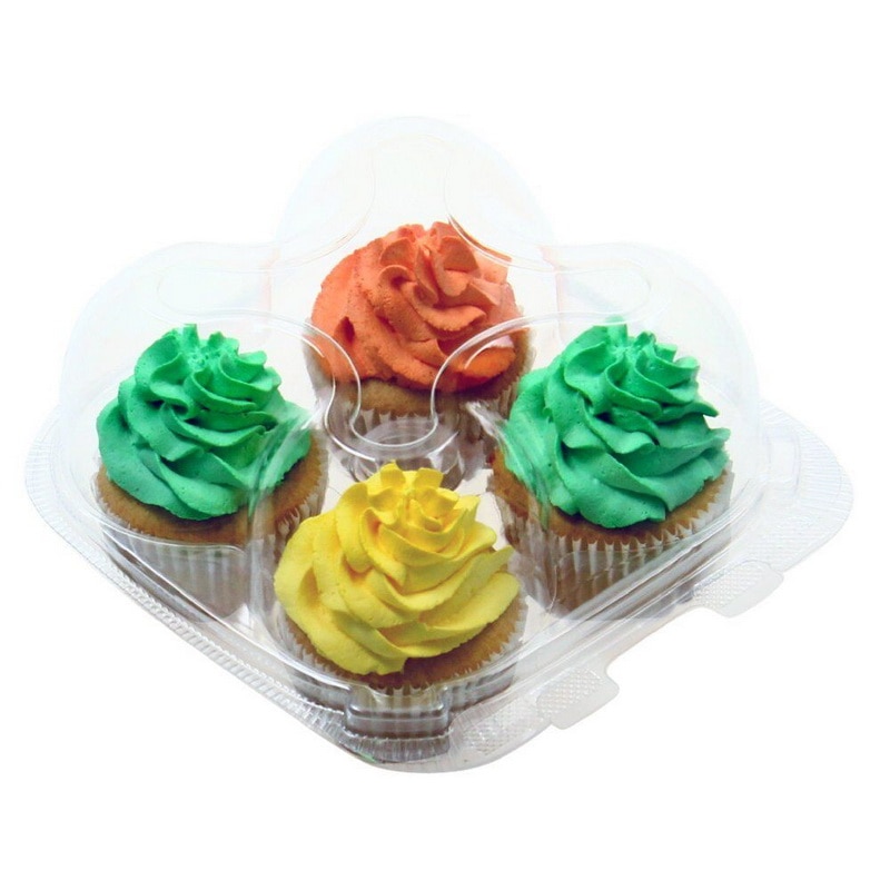 Premium Grote Clear Cupcake Dozen Met 4 Compartime... – Vicedeal