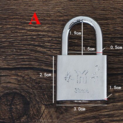 Stainless Steel Padlock Wolf Head Brass Lock Small... – Grandado