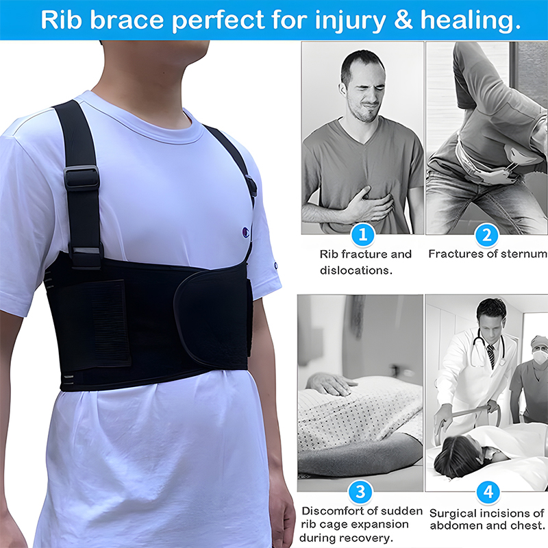 Rib Chest Support Brace Broken Rib Brace Compressi... – Grandado