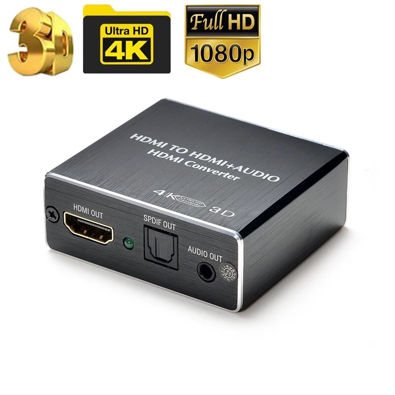 4K@60Hz HDMI-Compatible Audio Extractor Splitter C... – Vicedeal