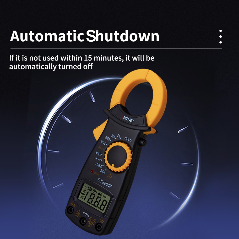 Digital Clamp Meter Multimeter Handheld AC DC Volt... – Vicedeal