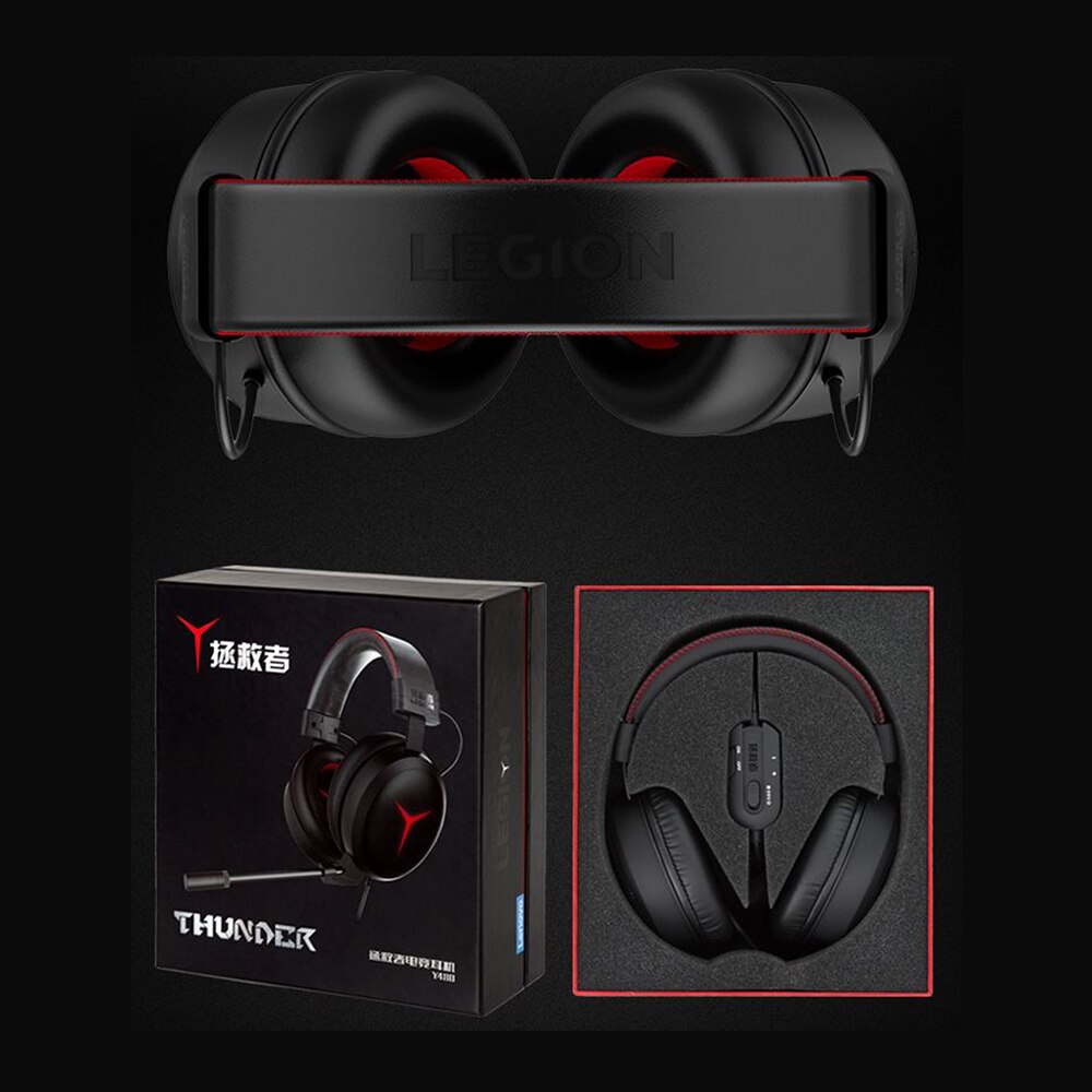 Lenovo Y480 Wired Gaming Headset Gamer PC Over-the... – Grandado