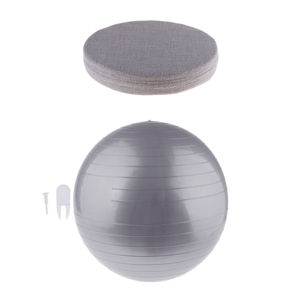 Premium Yoga Ball Fitness Balance Ball & Round... – Vicedeal