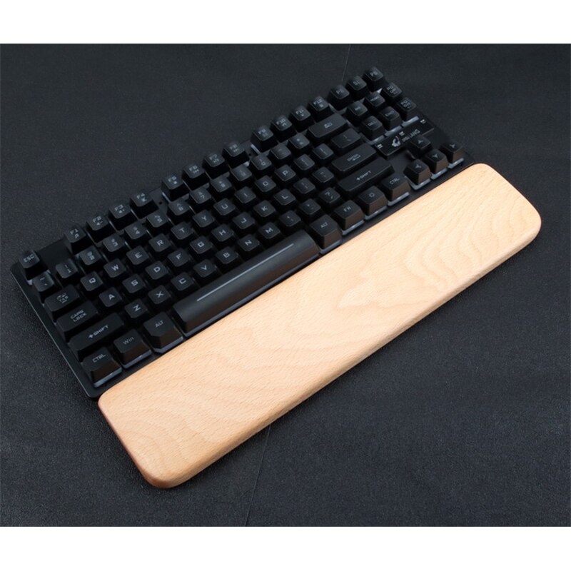 Kashcy solid Beech wooden palm rest for Ergonomic ... – Grandado