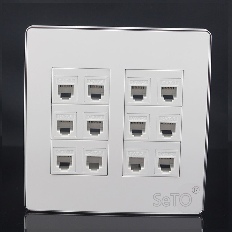 SeTo 120 Type 12 Ports RJ11 Cat3 Telephone Socket ... – Grandado