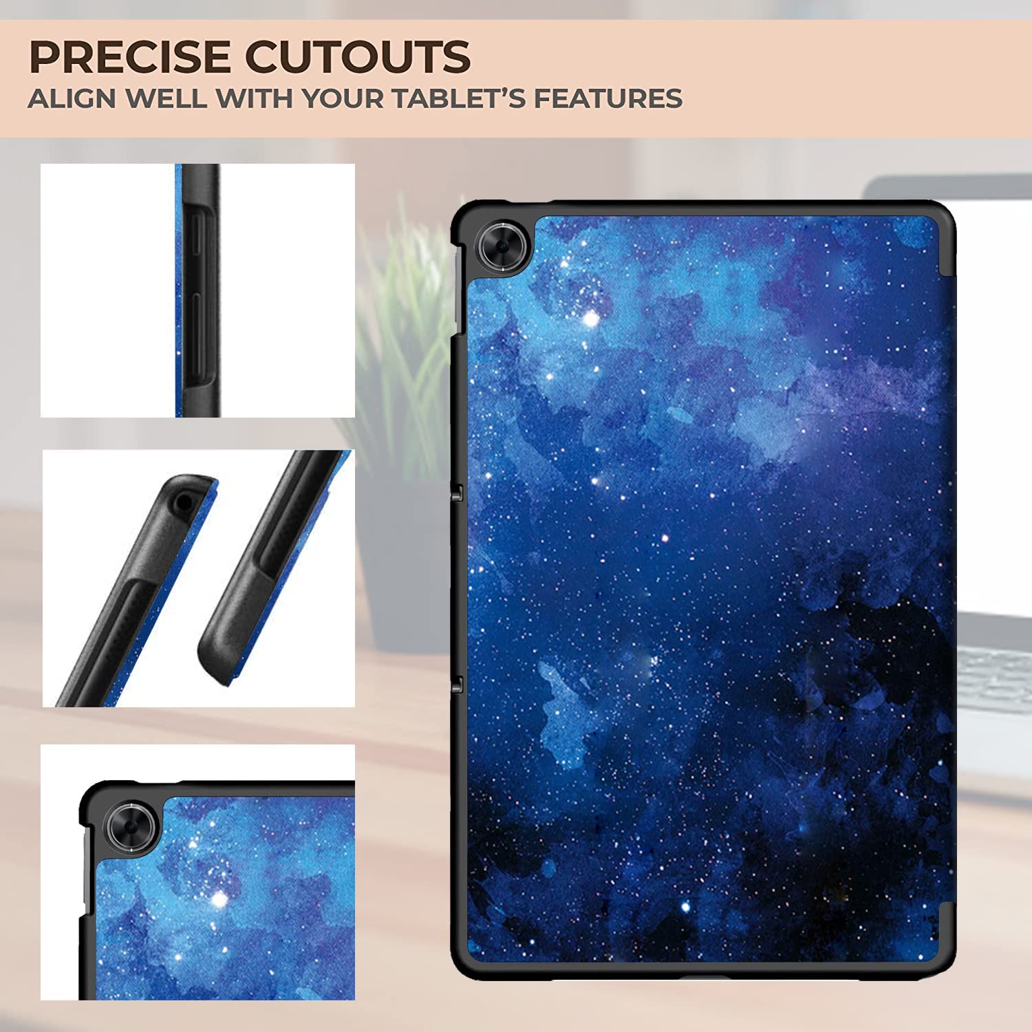 Voor Realme Pad Case Smart Tri-Vouwen Stand Magnet... – Grandado