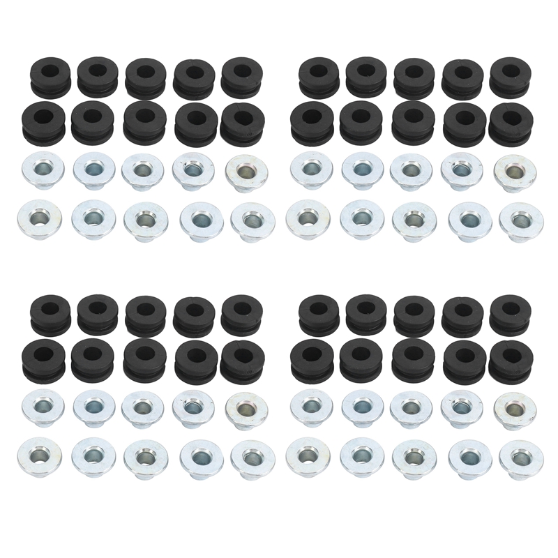 40Pcs Motorcycle Rubber Grommets For Honda For Yam... – Vicedeal