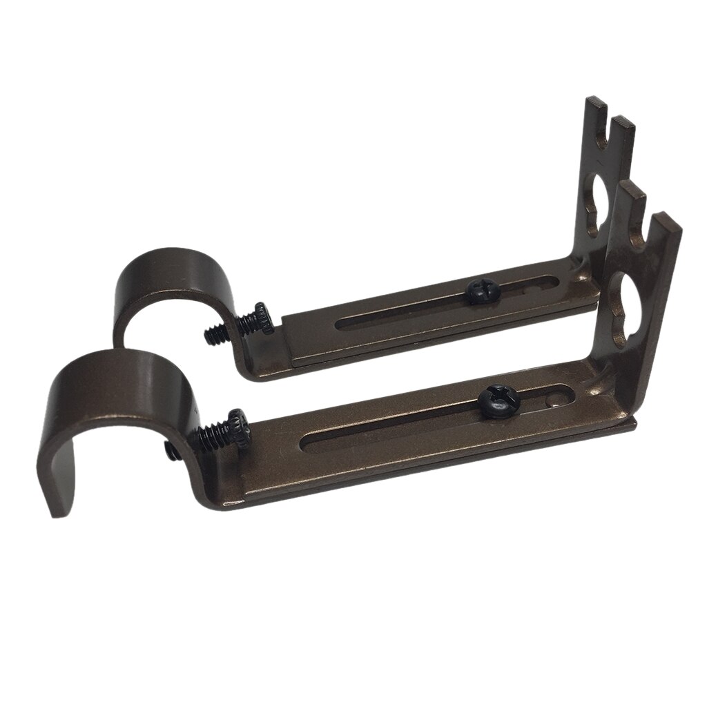 Pair Of Curtain Drapery Rods Bracket Holder Extend... – Grandado
