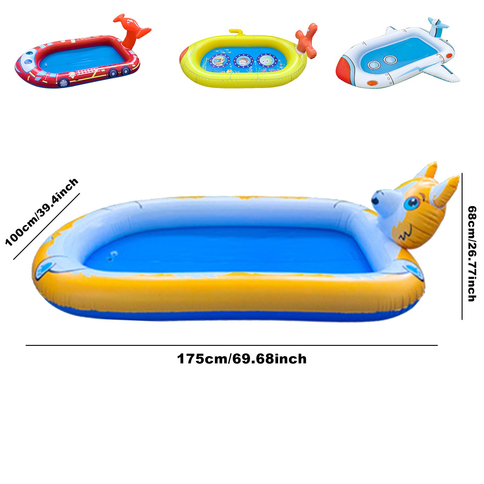 Garden Inflatable Swimming Pool Water Cushion Chil... – Vicedeal