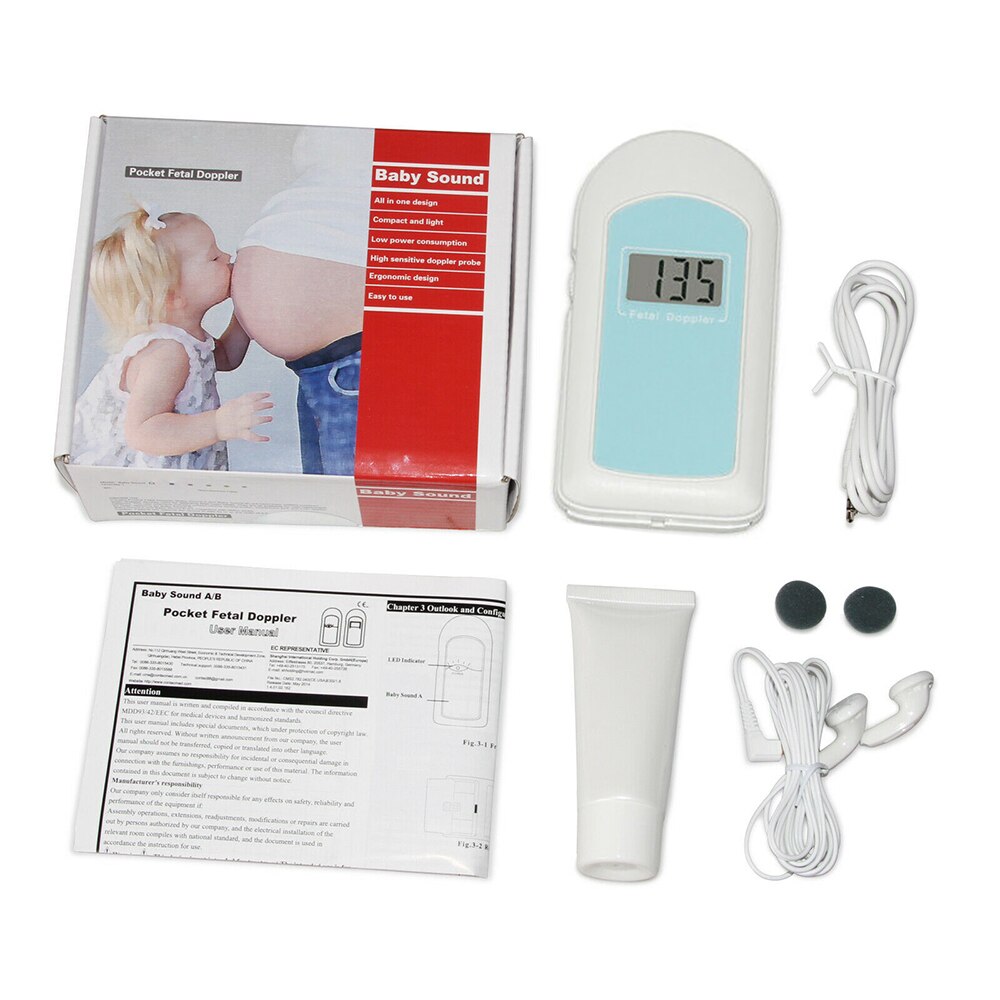 Baby Heartbeat Monitor Handheld Bebes Color Prenat... – Vicedeal