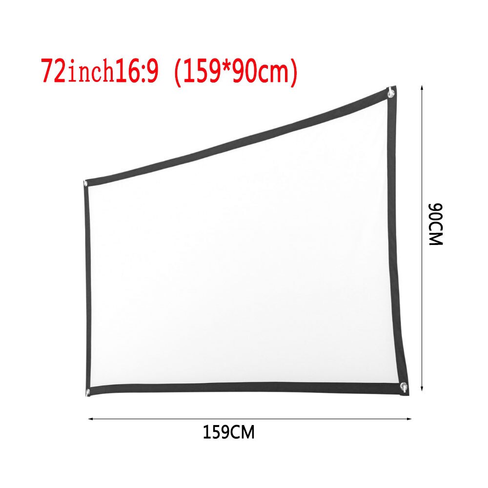 6:9 Foldable Portable Projector 72inch Projection ... – Vicedeal