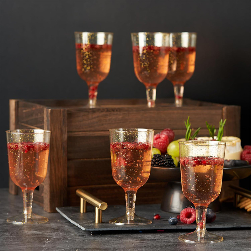 25/50pcs 150ml Disposable Cups Sparkling Champagne... – Grandado