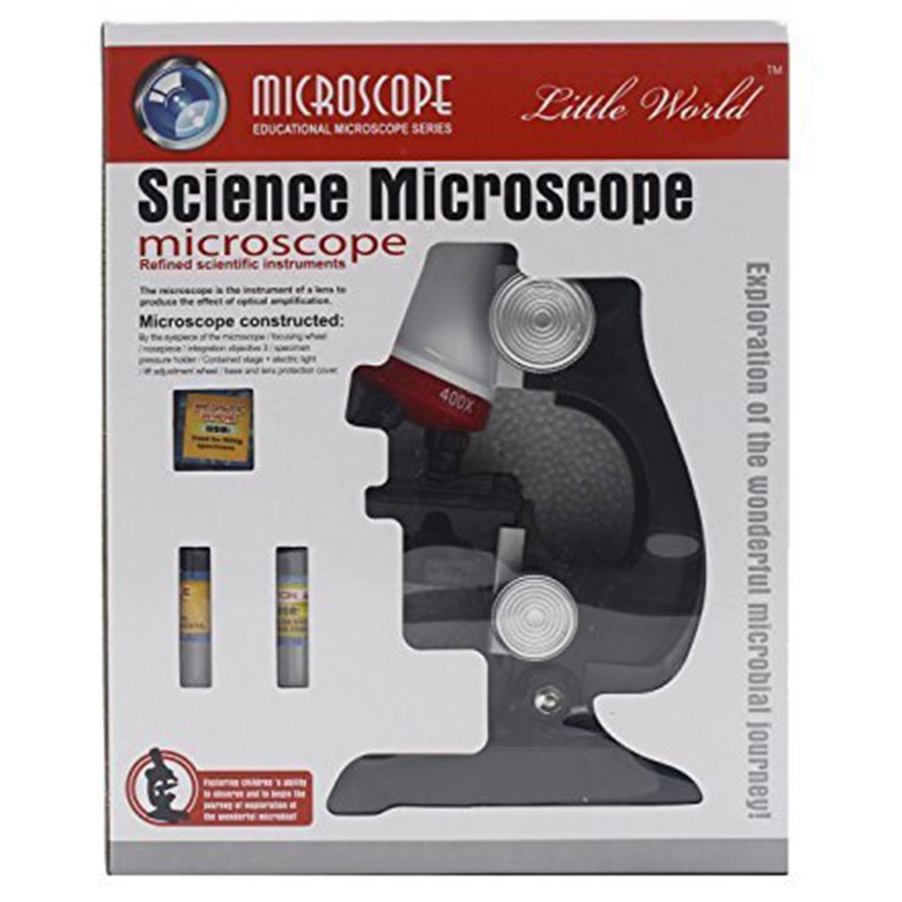 Microscope Kit Lab Led 1200x Home School Science E Grandado