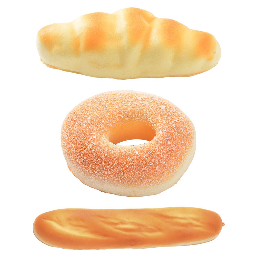 3Pcs Bread Pretend Bread Simulated Bread Cake Shop... – Grandado