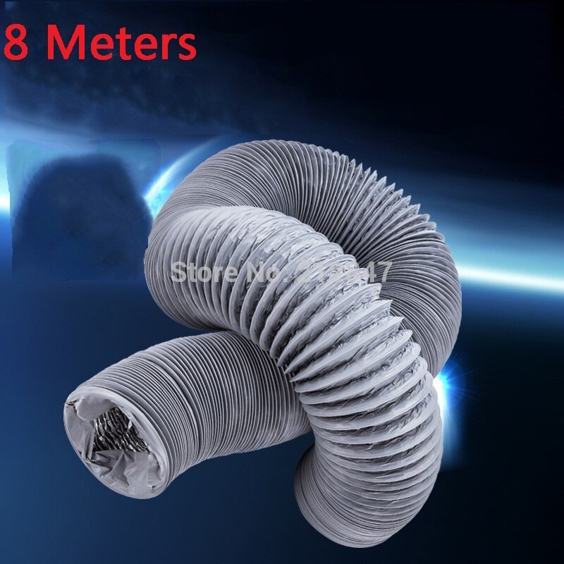10cm Dia Aluminum Foil Hose Ducting Flexible Pipe ... – Vicedeal