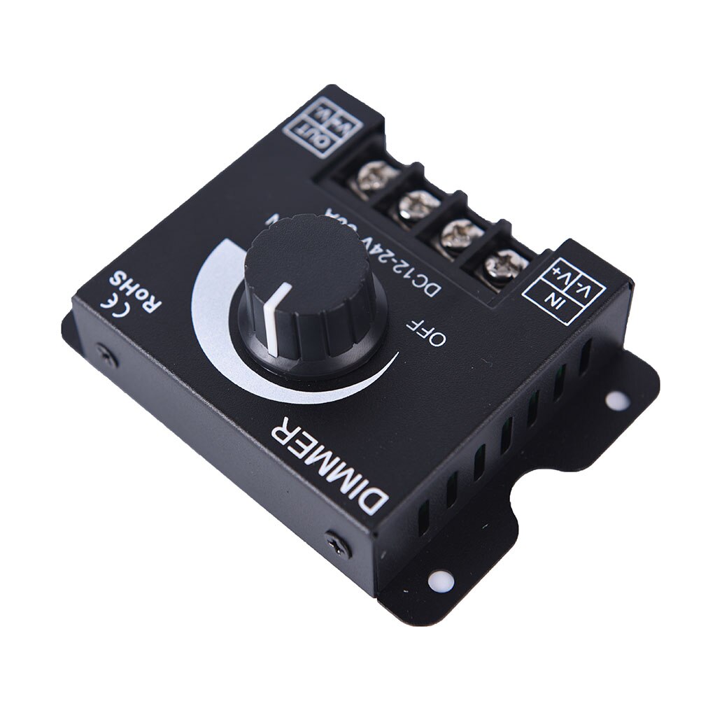 LED Dimmer DC 12-24V 30A 360W Adjustable Brightnes... – Grandado