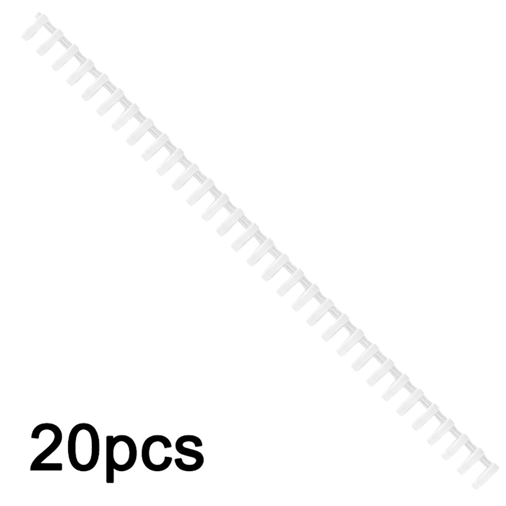 20 Pcs Loose-leaf Plastic Binding Ring Spring Spir... – Grandado
