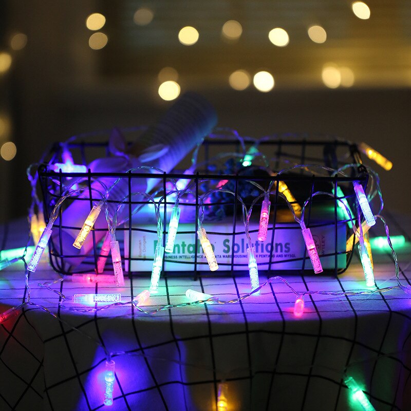 Soverom rom dekorasjon string lys led batteri deko... – Grandado