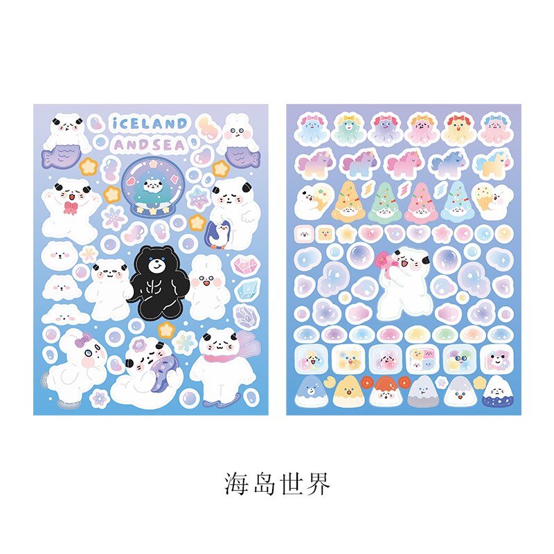 INS Cute Pink Planet Sticker DIY scrapbooking jour... – Grandado