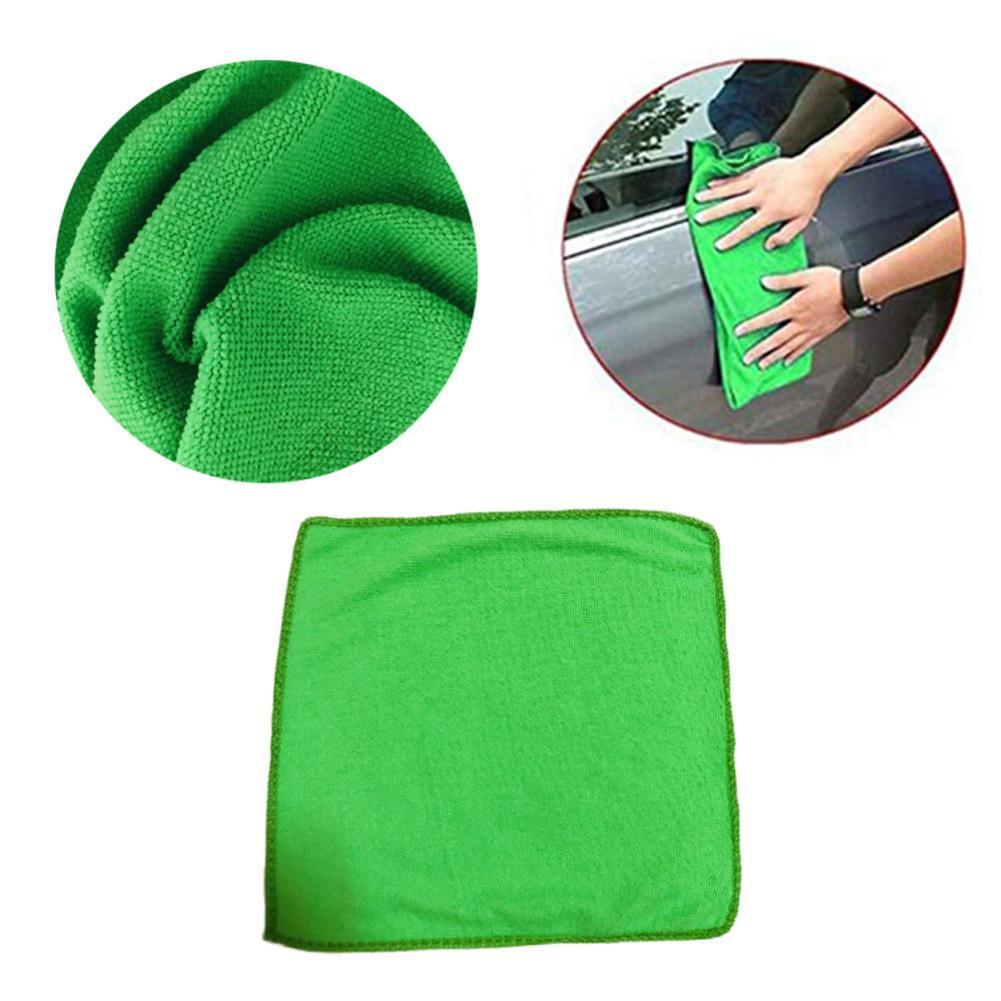 Groene Microfiber Car Cleaning Handdoeken Doek Zac... – Grandado