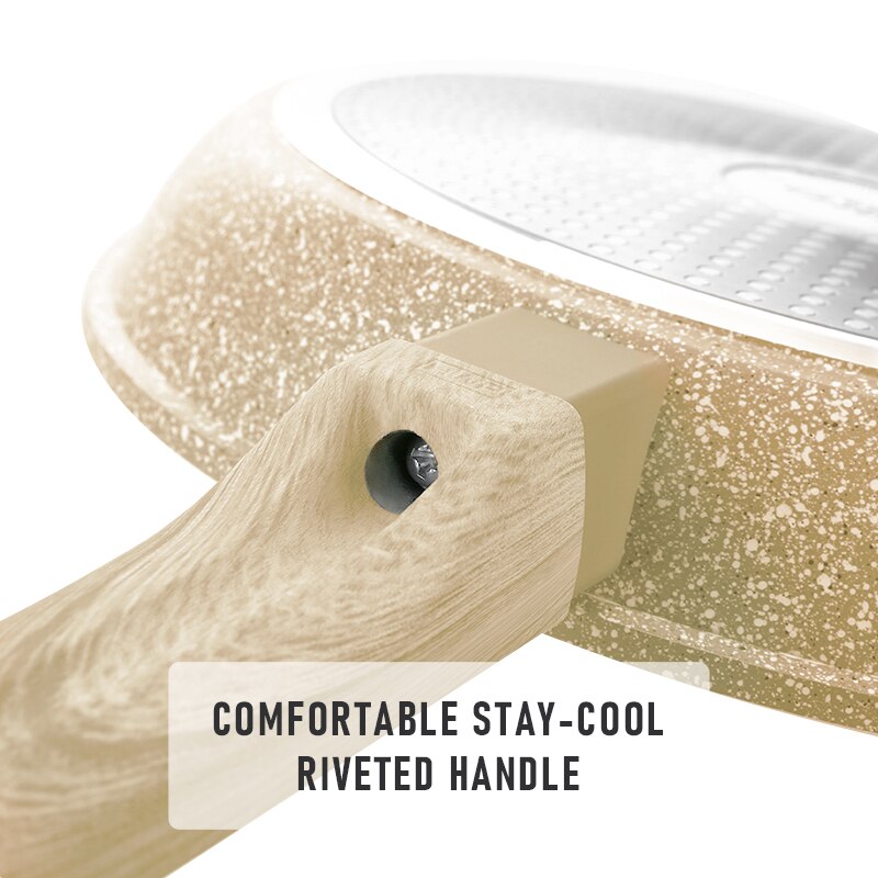 DEKO Frying Pan Non-Stick Pot With Heat Resistant ... – Grandado