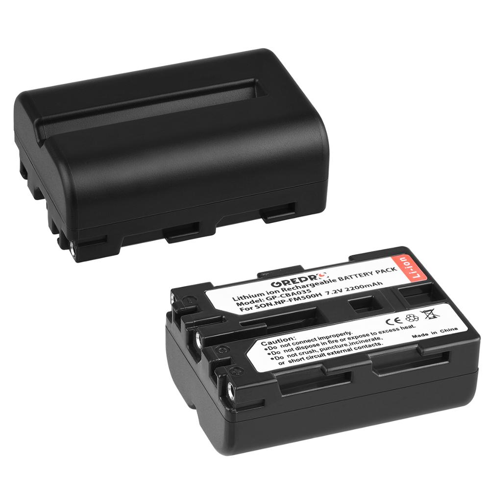 NP-FM500H Batterij + Np FM500H NP-F550 NP-FM50 Cha... – Grandado