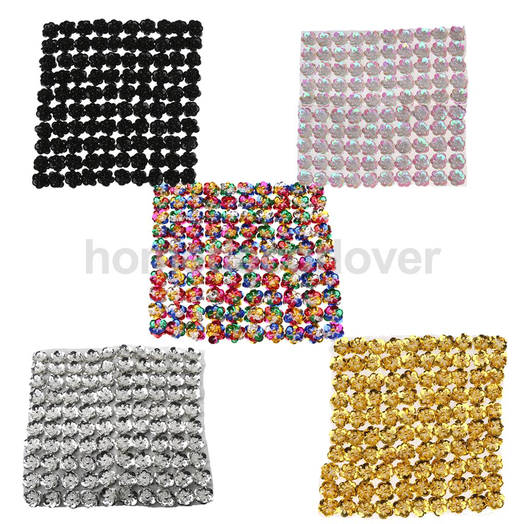 100pcs/Set Cupped Sequins Beads Flower Embellishme... – Vicedeal