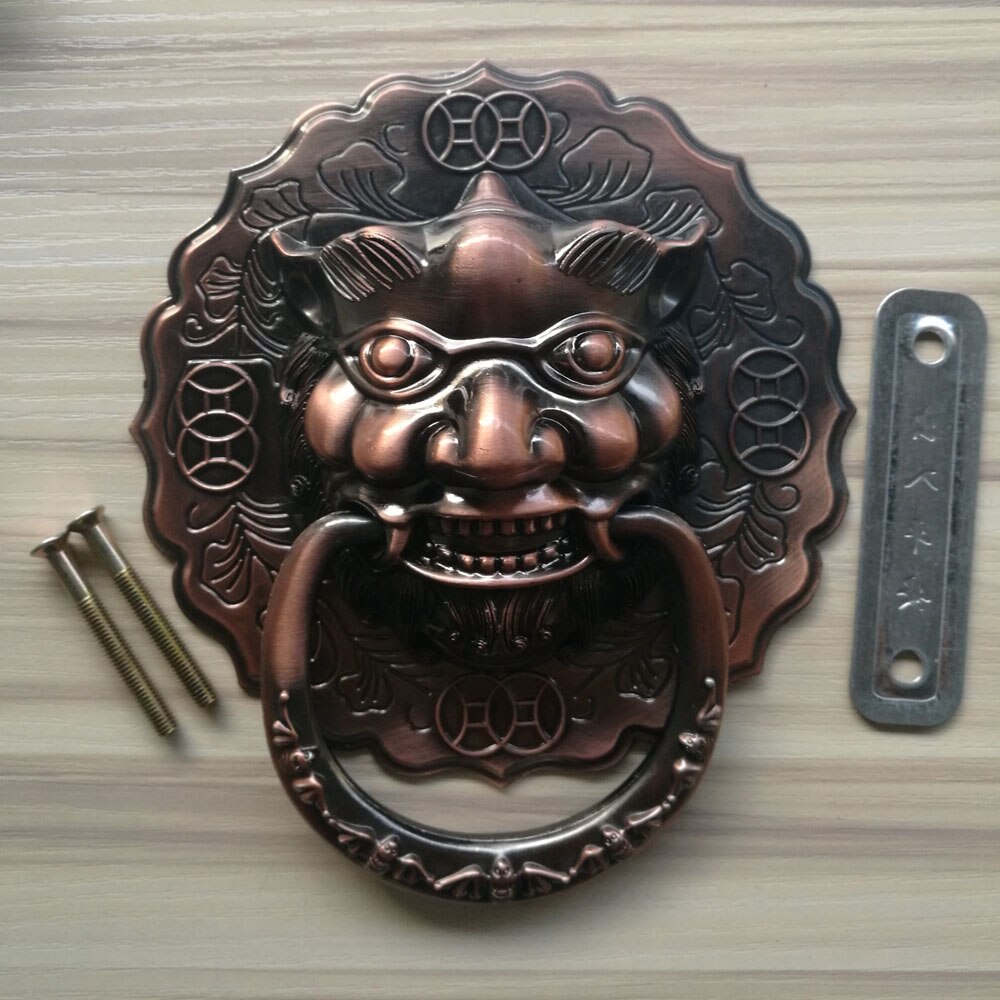 Antique Lion Door handles Door Knocker Lion head w... – Vicedeal
